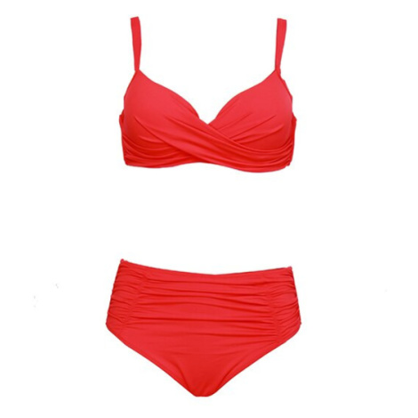 Elegantní plavky s ozdobným řasením | Modio.cz