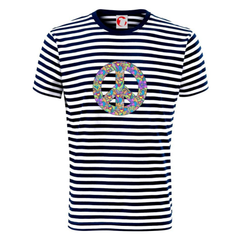 Peace symbol mandela - Unisex triko na vodu | Modio.cz