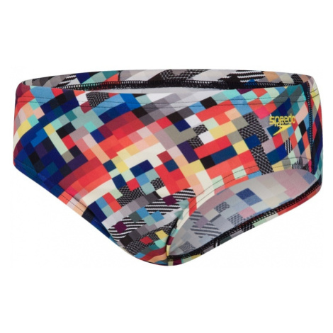 Speedo glitchcode digital allover 6.5cm brief boy black/bondi | Modio.cz