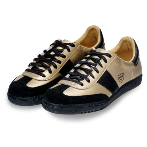 Botas Iconic Victory 76 - Dámské kožené tenisky / botasky černo-zlaté ...