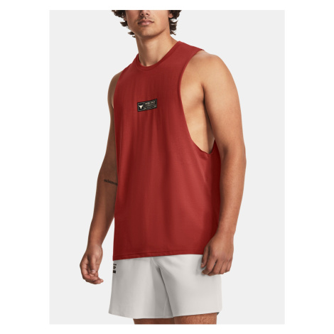 Červené tílko Under Armour Project Rock St Dagger Tank | Modio.cz