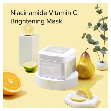 Mary&May Niacinamide Vitamin C Brightening Mask sada plátýnkových masek ...