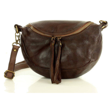 Městská crossbody kabelka s řetízkem handmade vera pelle Marco Mazzini ...