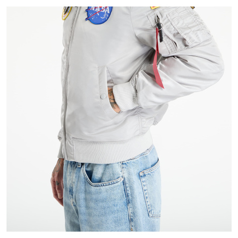 Bomber Alpha Industries MA-1 VF Vintage Fit NASA Pastel Grey | Modio.cz