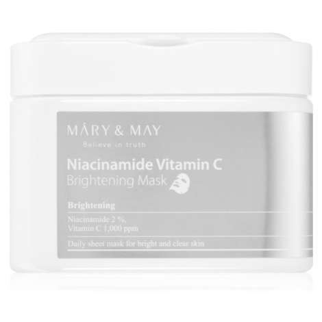 Mary&May Niacinamide Vitamin C Brightening Mask sada plátýnkových masek ...