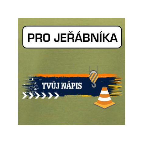 Stavba - vlastní nápis - jeřábník - Raglan Military | Modio.cz