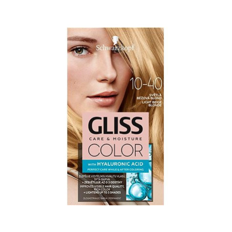 SCHWARZKOPF GLISS Color 10-40 Světlá béžová blond 60 ml | Modio.cz