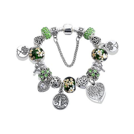 Náramek ve stylu A´la Pandora – strom života zelená P10827-5 - 20cm ...