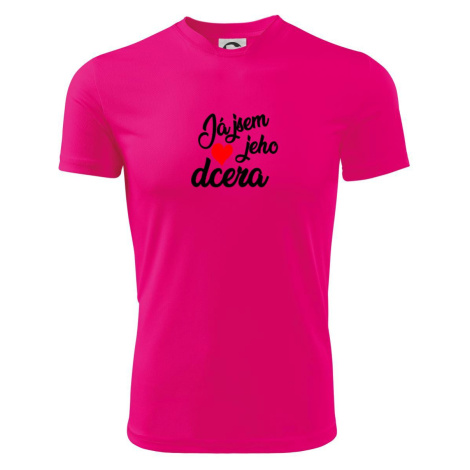 Já jsem její táta / já jsem jeho dcera - Dětské triko Fantasy sportovní ...