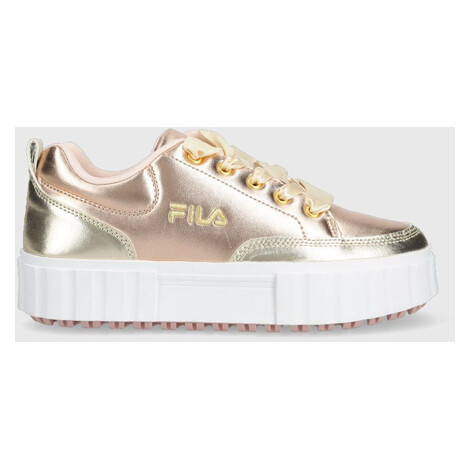 Sneakers boty Fila Sandblast zlatá barva | Modio.cz