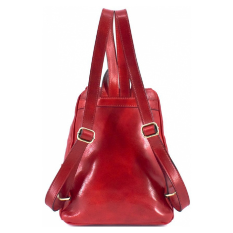 Dámský kožený batoh Arteddy - tmavě hnědá | Modio.cz