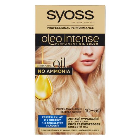 Syoss Oleo Intense barva na vlasy Popelavá Blond 10-50 | Modio.cz