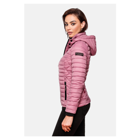Dámská jarní-podzimní bunda Samtpfote Marikoo - DARK ROSE | Modio.cz