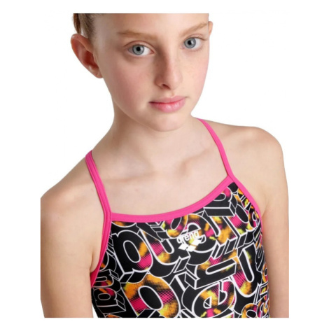 Dívčí plavky arena girls swimsuit lightdrop back allover freak | Modio.cz