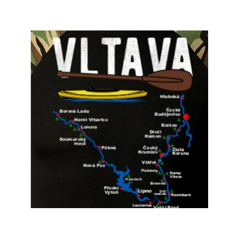 Mapa řeky Vltavy - Camouflage LS | Modio.cz