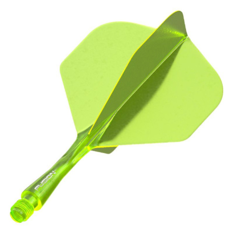 Integrované letky a násadky Winmau Fusion žluté, standardní letky a ...
