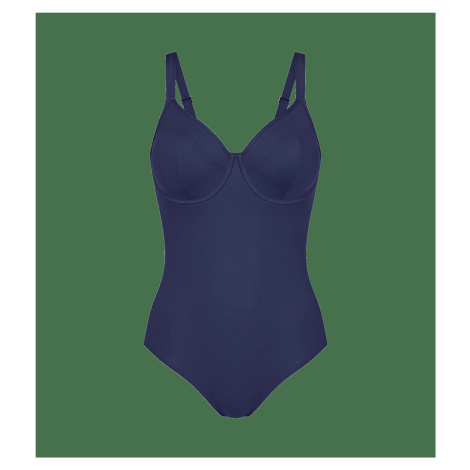 Dámské jednodílné plavky Summer Glow OW 01 sd - - tm. modré 00YA ...