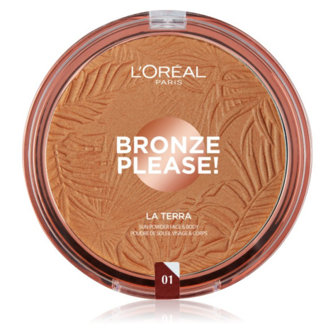 L’Oréal Paris Wake Up & Glow La Terra Bronze Please! bronzer a ...