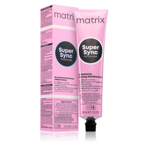 Matrix Super Sync Pre-Bonded demipermanentní barva na vlasy odstín 10NV ...