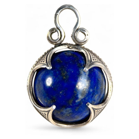 Drakkaria LAPIS LAZULI, vikinský stříbrný přívěsek, Gotland, Ag 925 ...