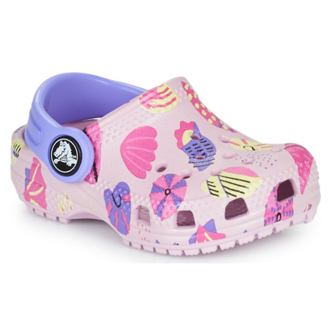 Crocs Classic Pool Party Clog T Růžová | Modio.cz