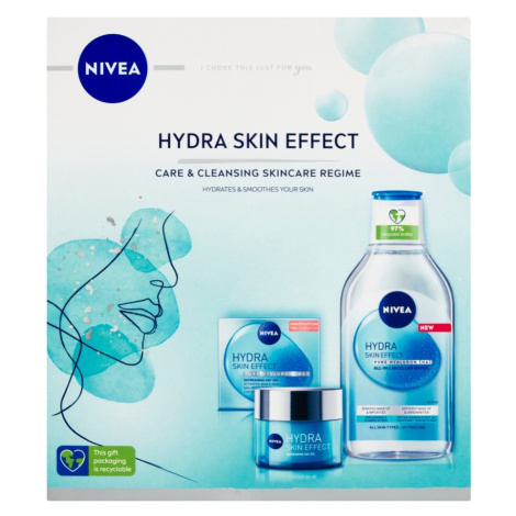 NIVEA Hydra Skin Effect Face Dárková sada - denní hydratační gel Hydra ...