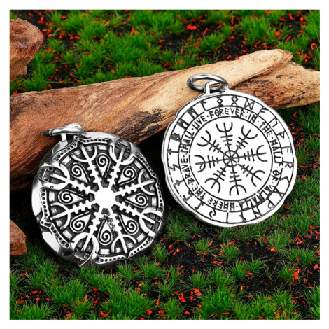 Daniel Dawson Pánský náhrdelník Vikingský kompas - VEGVISIR ...