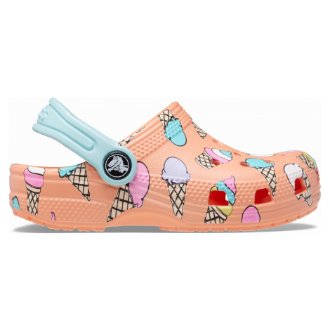 Crocs Classic Pool Party Clog T Papaya C5 | Modio.cz